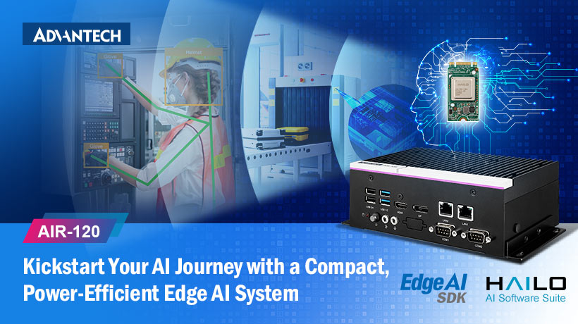 Advantech Launches the AIR-120 – A Compact Edge AI - 研华