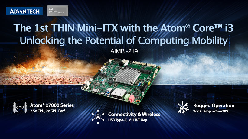 Advanced Computing Mobility with AIMB-219 Featuring t - 研华