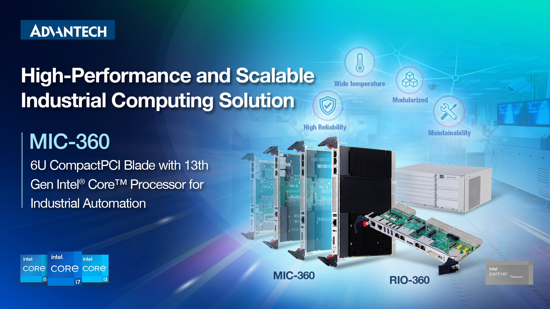 MIC-360：High-Performance and Scalable Industrial Com - 研华