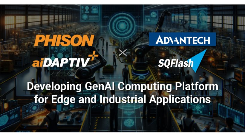 Advantech Collaborates with Phison to Develop GenAI C - 研华