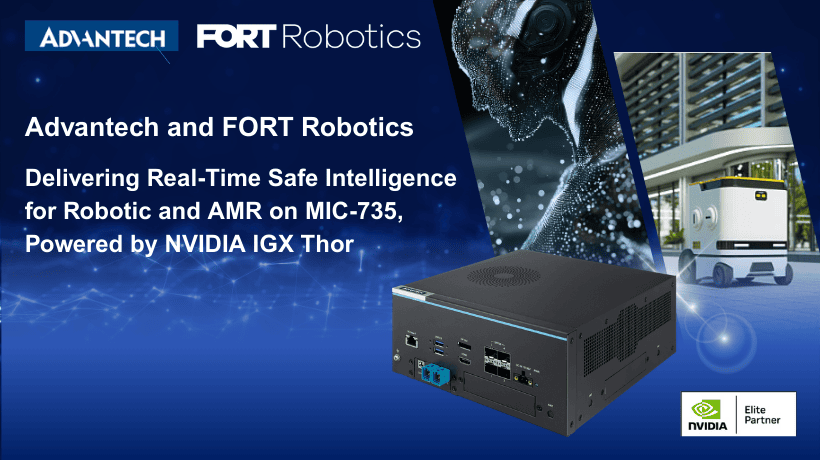 Advantech và FORT Robotics hợp tác thúc đẩy Physic - 研华