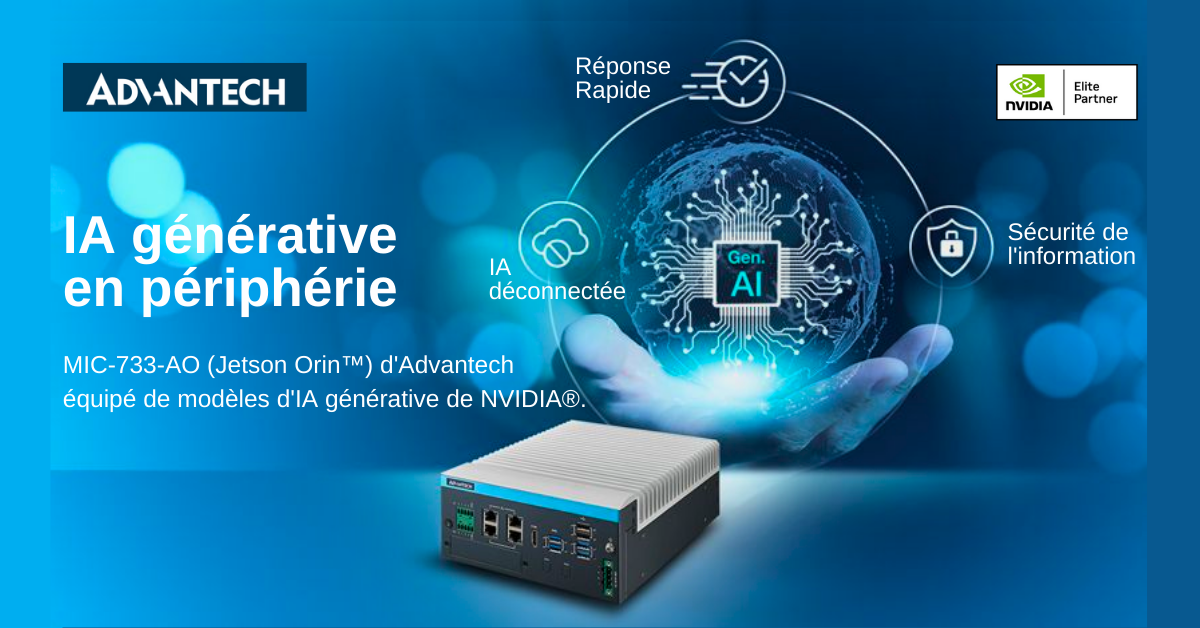 Advantech lance le système d’IA générative Edge M - 研华