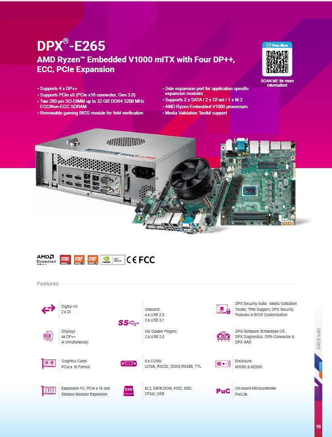 DPX-E265 Product Feature Flyer - 研华