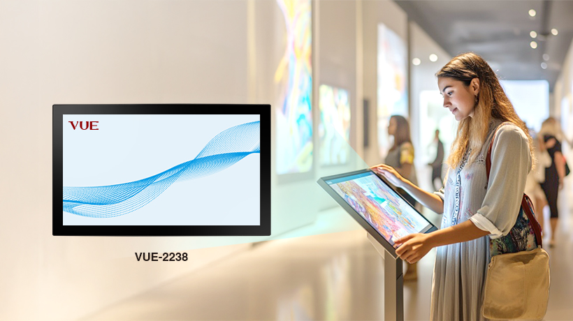 Enhance Visitor Interaction with the 23.8" VUE Touch - 研华