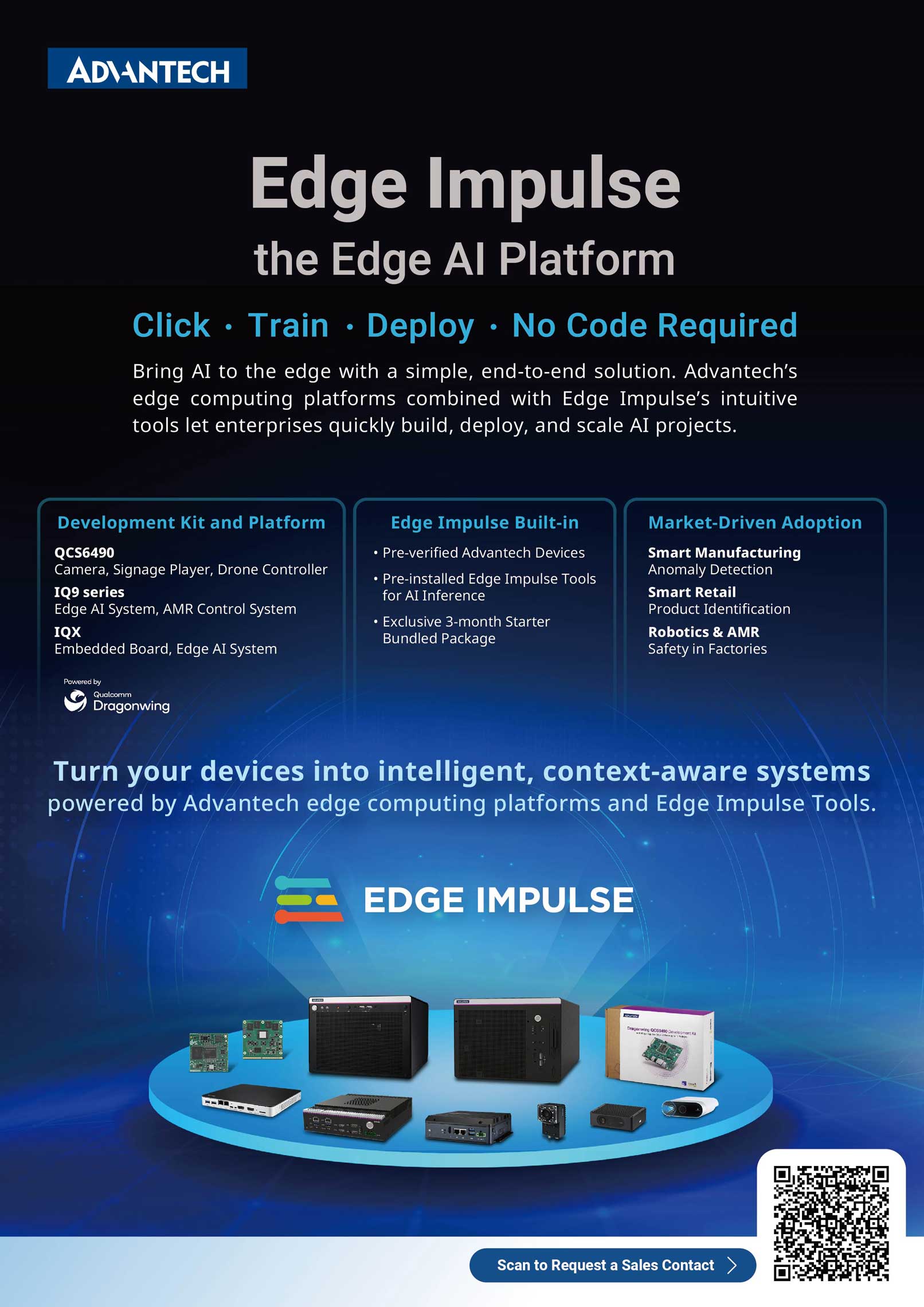 アドバンテック、米・Edge Impulse社と業務提携し、エッジ - 研华