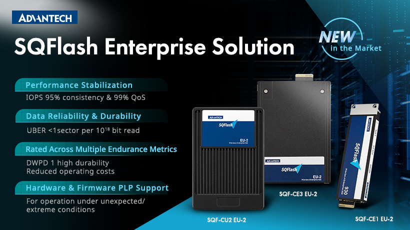 Advantech Launches PCIe Gen.5 SSD and EDSFF Innovatio - 研华