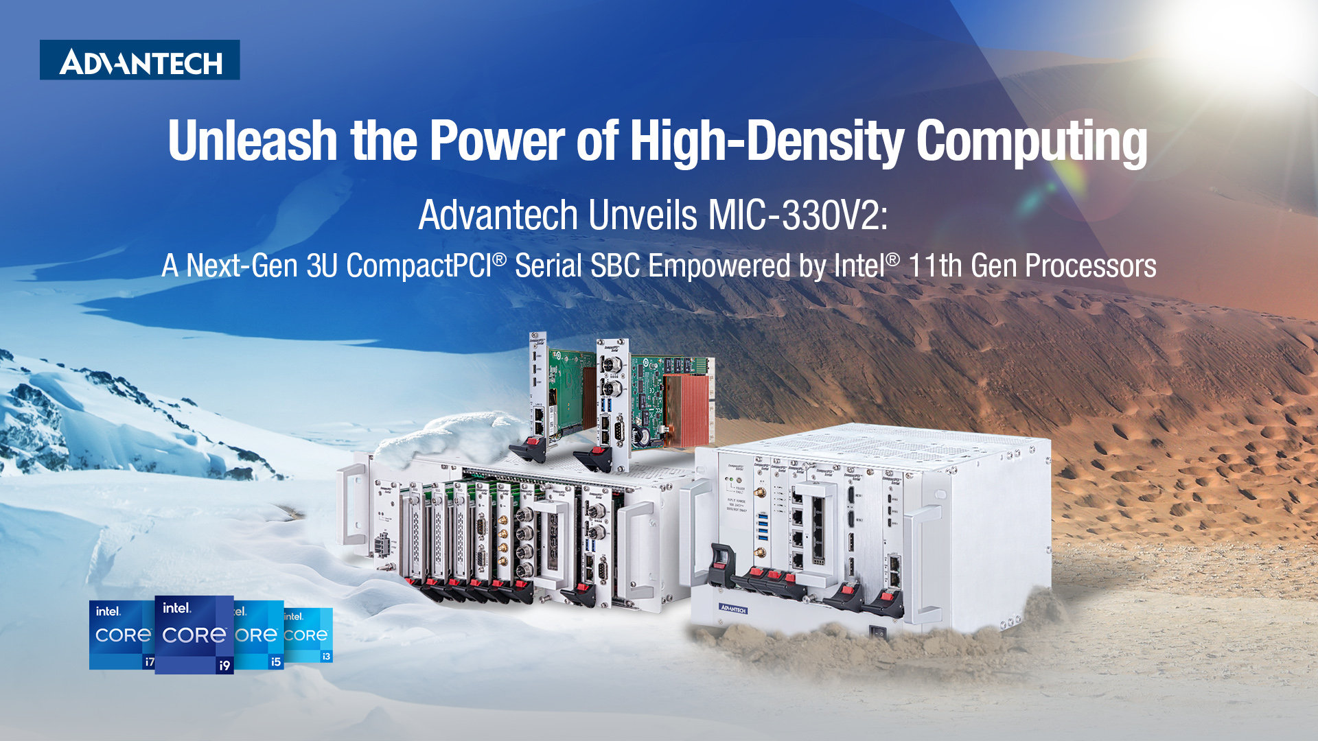 Advantech Unveils MIC-330V2 Next-Gen 3U CompactPCI® S - 研华