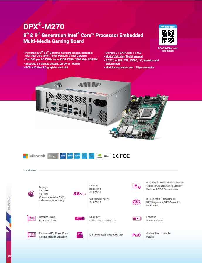 DPX-270 Product Feature Flyer - 研华