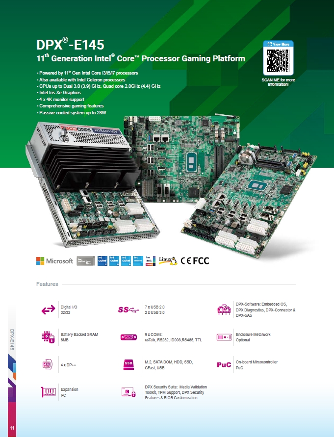 DPX-E145 Product Feature Flyer - 研华