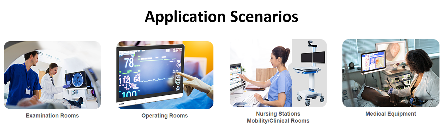 어드밴텍 PAX-1 의료용 모니터: 색상이 정확하고 다재다능하며 소독이 용이함 - 研华