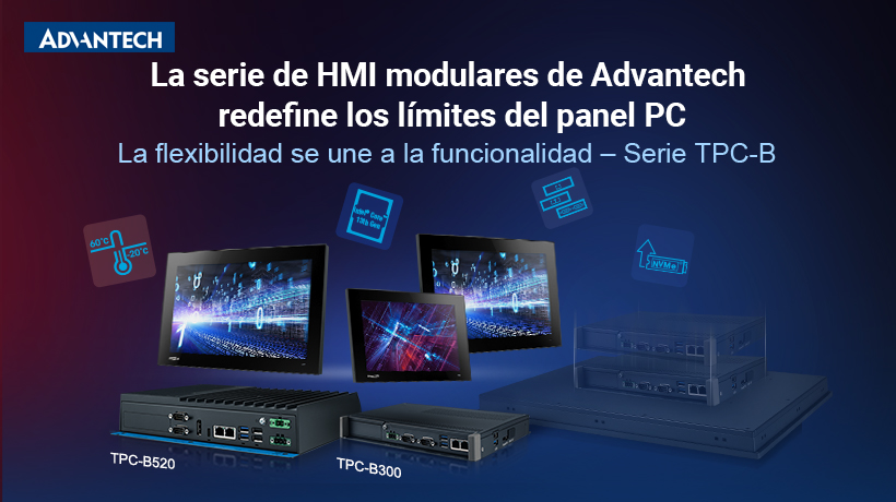 La serie de HMI modulares TPC-B de Advantech redefine - 研华