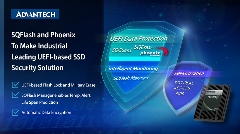 Advantech SQFlash and Phoenix Technologies Collaborat - 研华