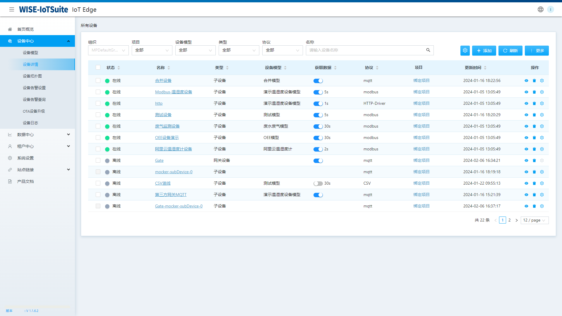 IoTSuite/ IoT Edge（设备联网与边缘计算） | 研华工业云